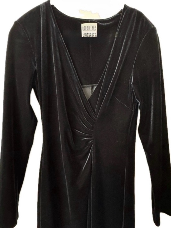 Robbie Bee | Dresses | Vintage Robbie Bee Black Velvet Maxi Dress Women ...